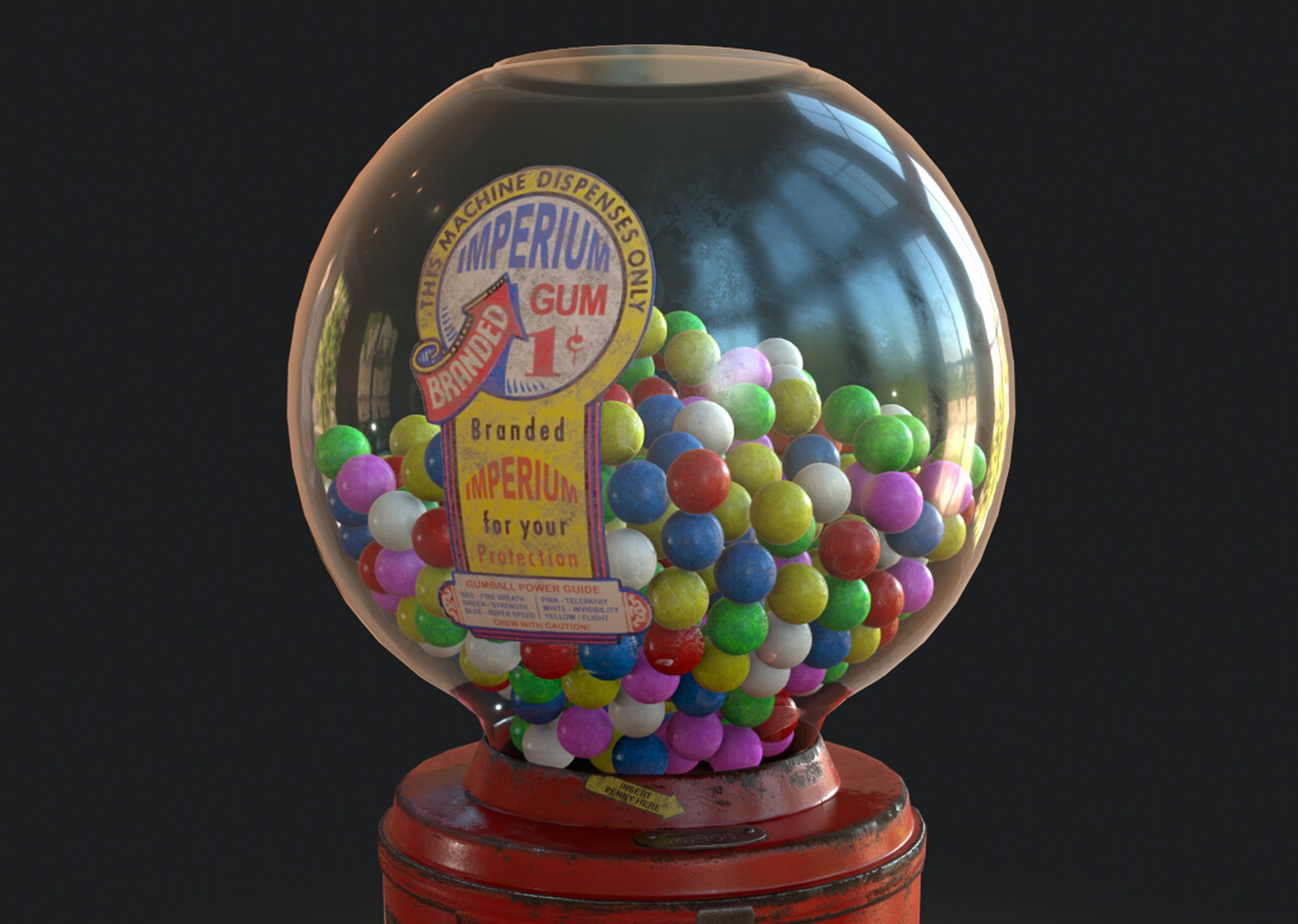 Gumball Machine – Game Asset | SkyTank Labs